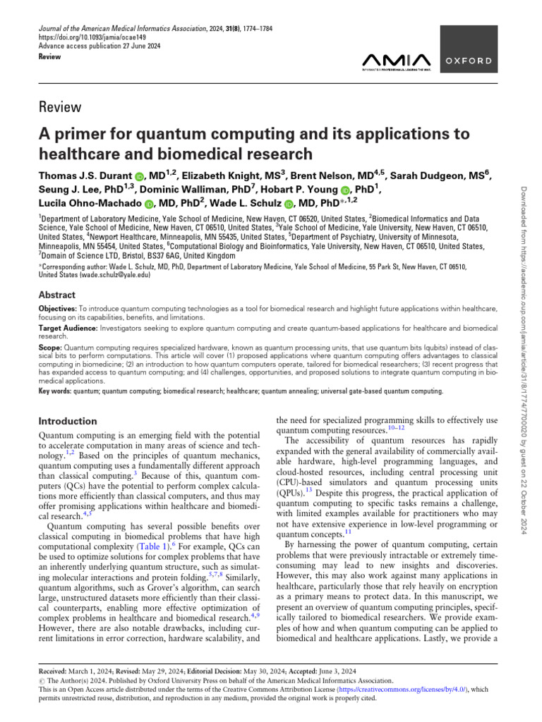 Paper 5 | PDF | Quantum Computing | Computational Complexity Theory