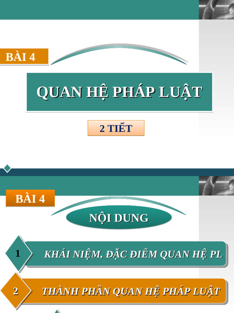Bai - 4 - Quan He Phap Luat | PDF