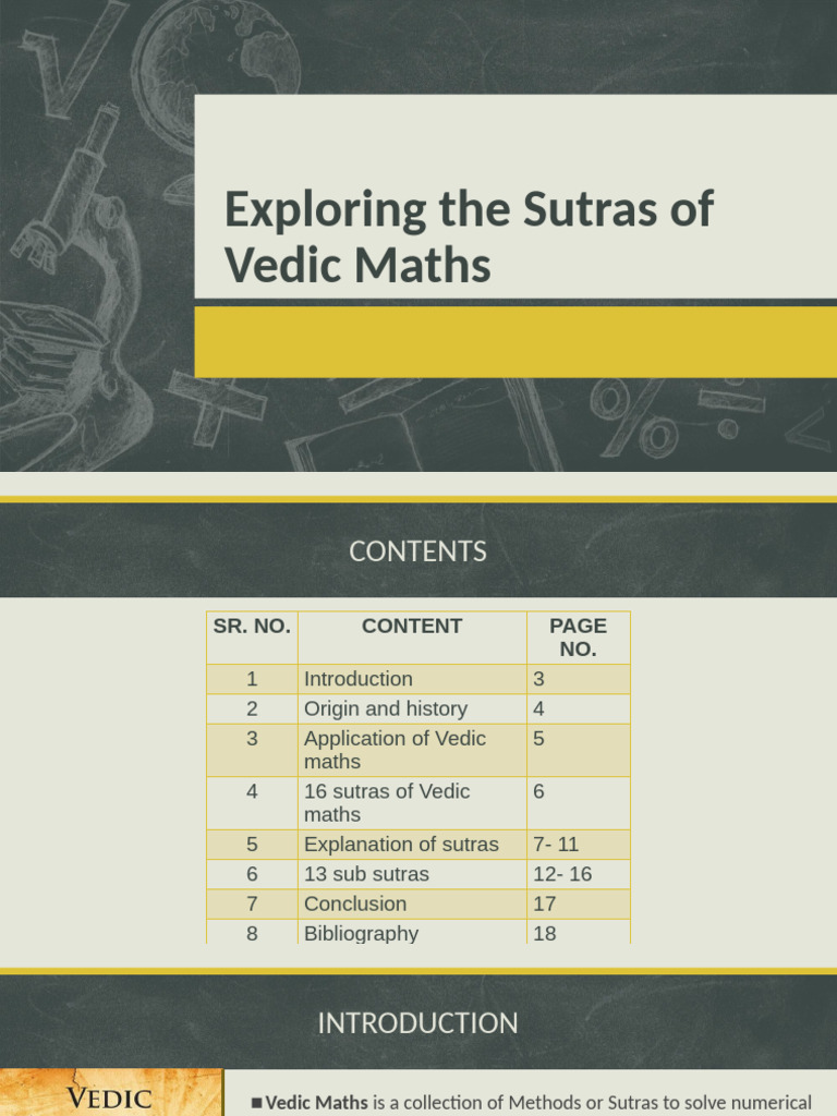Exploring The Sutras of Vedic Maths | PDF | Mathematics | Numbers