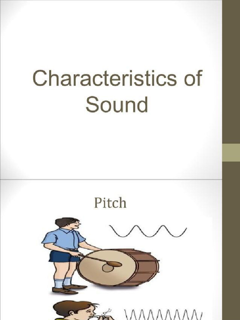 Characteristics of Sound | PDF