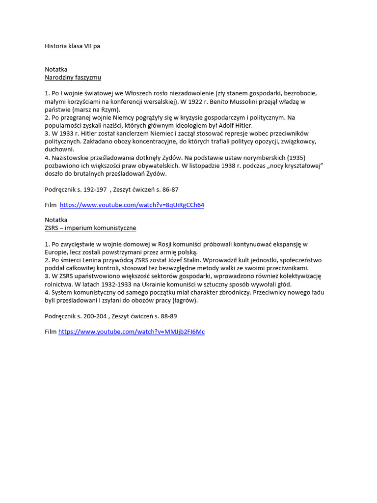 Historia KL 7 Pa | PDF