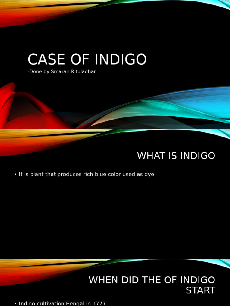 Case of Indigo | PDF