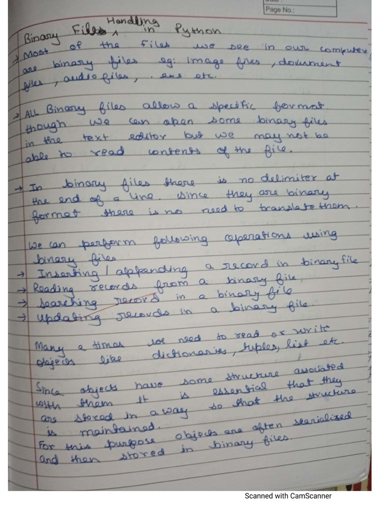 binary + CSV + rdbms | PDF