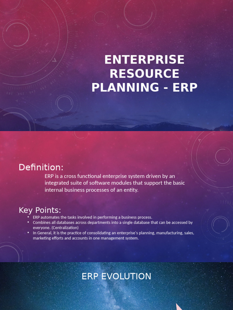 Oracle ERP Overview and Key Features | PDF | Enterprise Resource ...