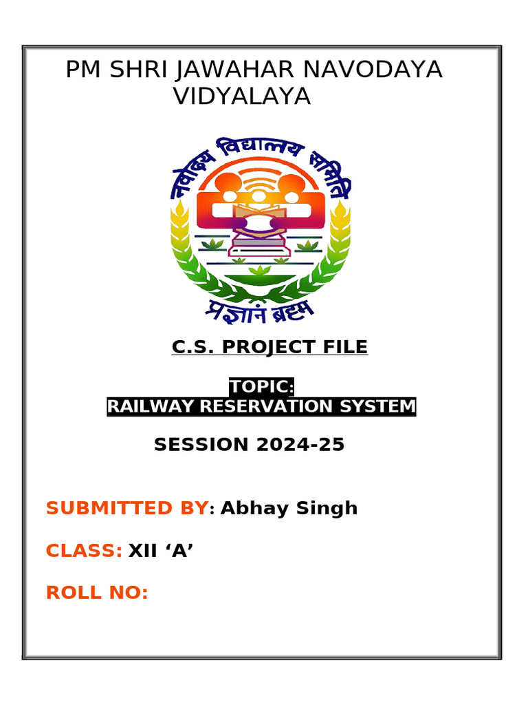 Computer Science Project | PDF | Python (Programming Language) | Computer Program