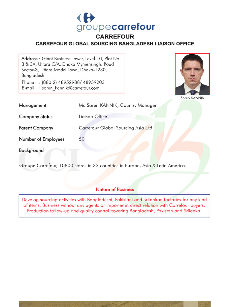 Carrefour Global Sourcing Bangladesh | PDF