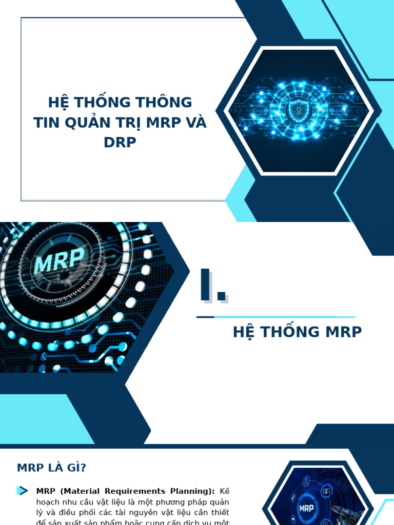Nhóm 5 b Hệ Thống Thông Tin Quản Trị Mrp Và Drp k68logisa Nmh 01 | PDF