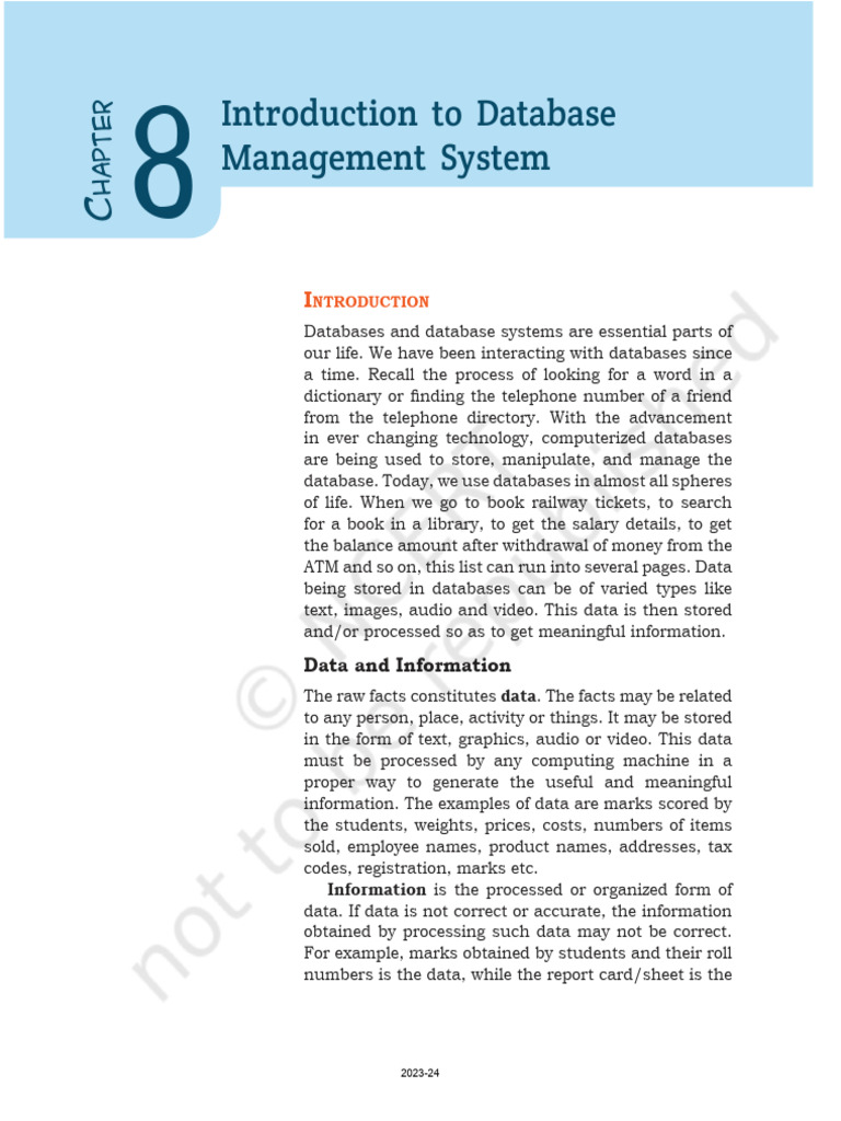 402_IT_X_NCERT_BOOK[1] | PDF | Databases | Relational Database