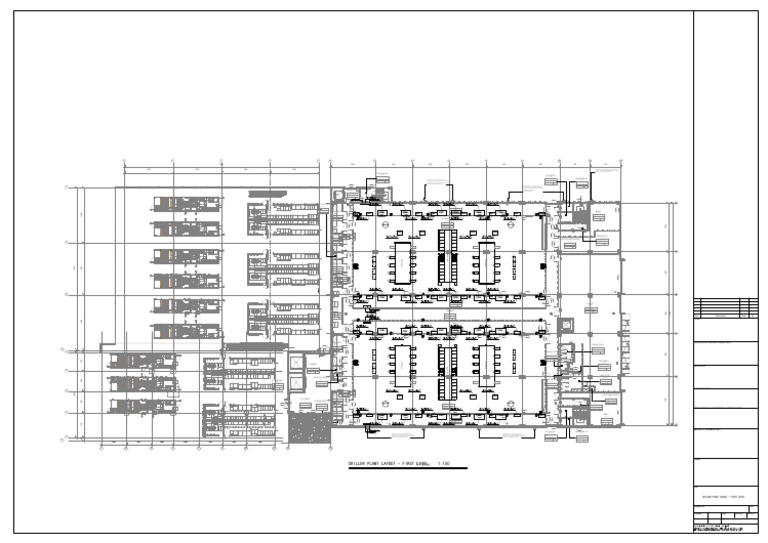 04_CHILLER PLANT LAYOUT - FIRST LEVEL | PDF | Building Engineering
