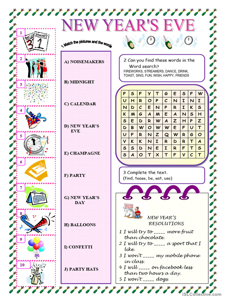 New Year | PDF | Recreation