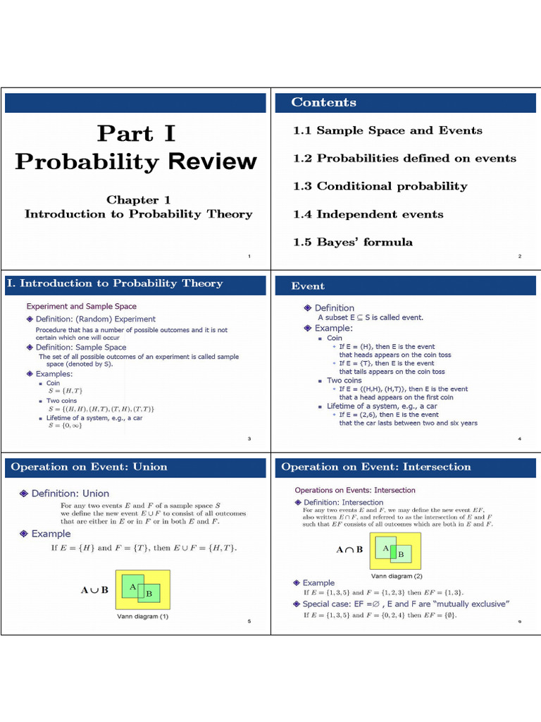 Chapter-1-Introduction To Probability Theory | PDF