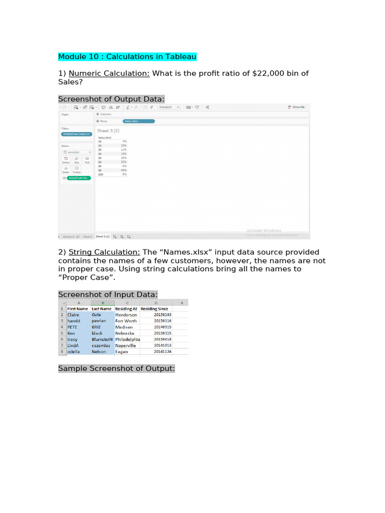 Mod 10 - Assignments | PDF