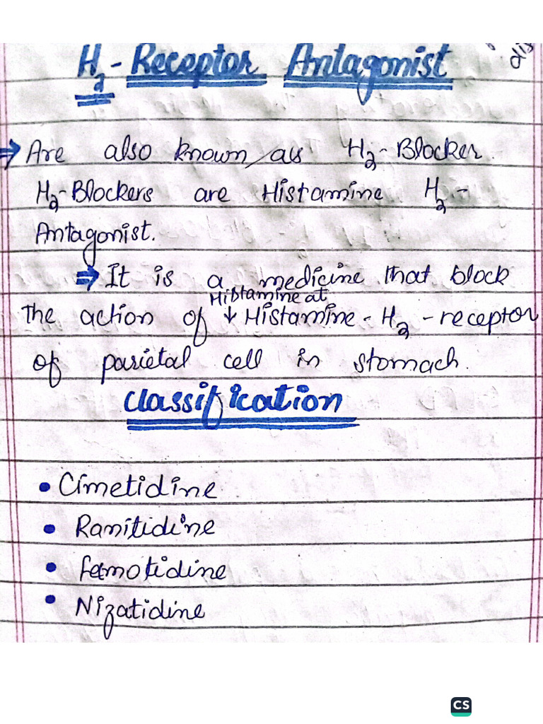 histamine H2 blockers | PDF