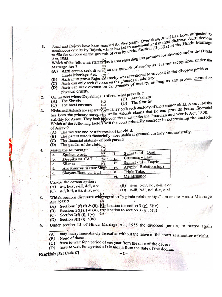 AIBE-19-Set-C For Exam | PDF