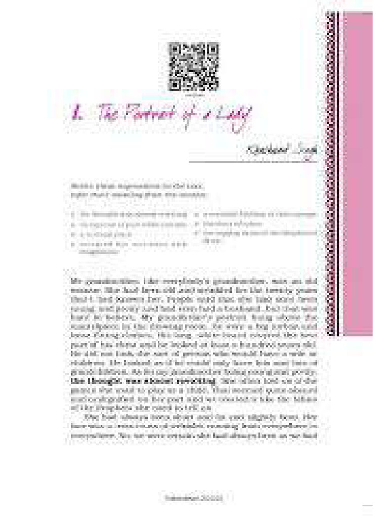 Class 11 English CH 1 | PDF