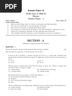 Class 10 Science Worksheet Light | PDF