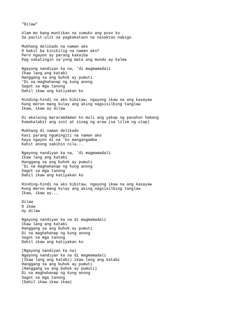 Dilaw-WPS Office | PDF