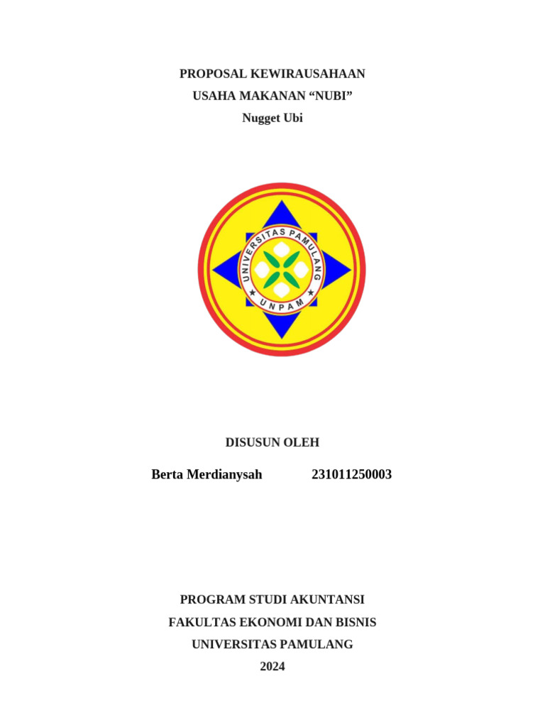 Proposal Kwu Tim 4 Fix | PDF