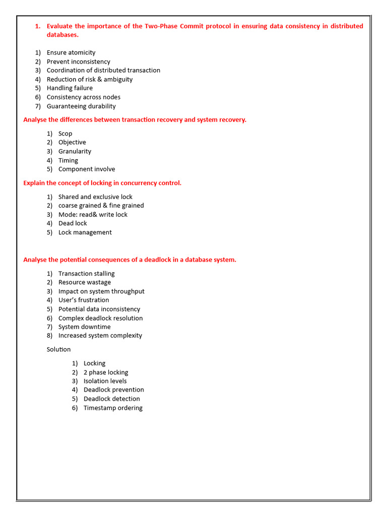 Distributed Database Protocols | PDF