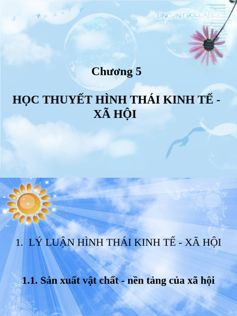 Chuong 5 HOC THUYET HT KT-XH (giảng) | PDF
