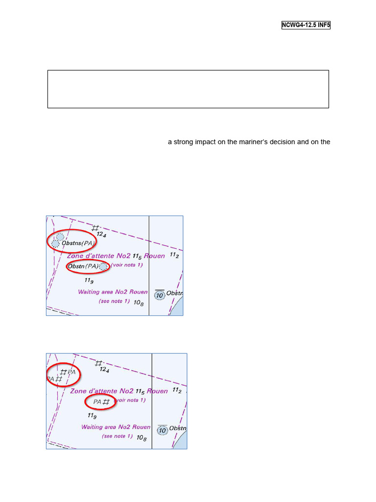 NCWG4-12.5 INF5 - Obstruction - Foul - Ground | PDF | Seabed | Oceanography
