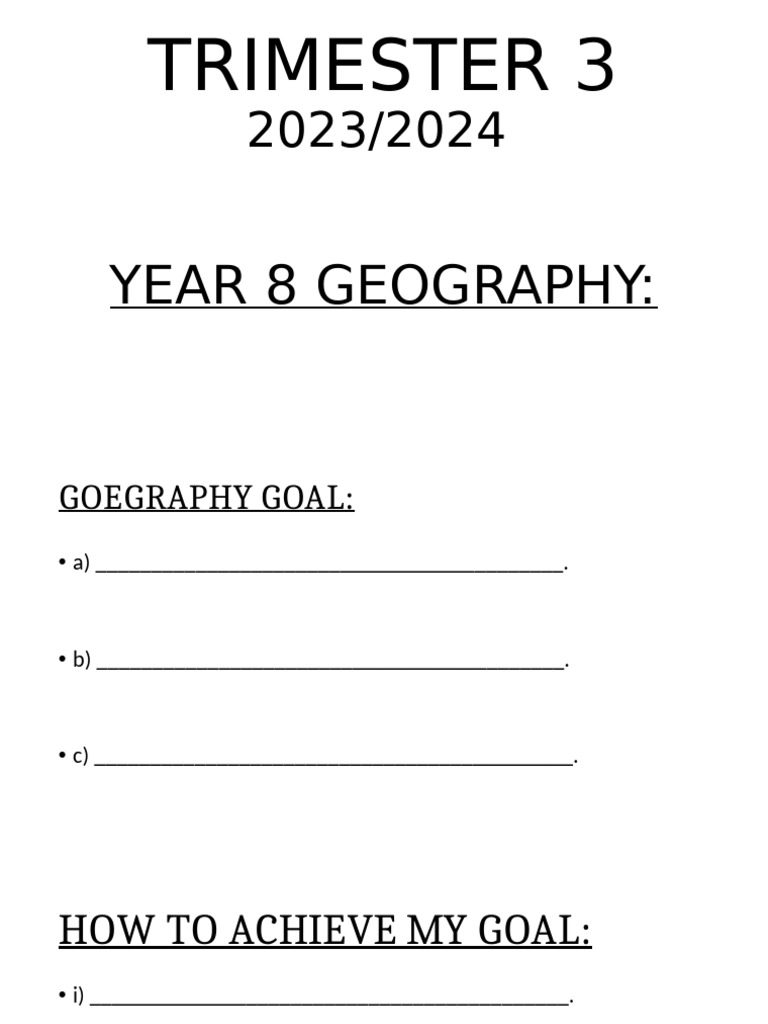 Year 8 Geography Notes Term 3 Climate Change | PDF | Greenhouse Effect ...
