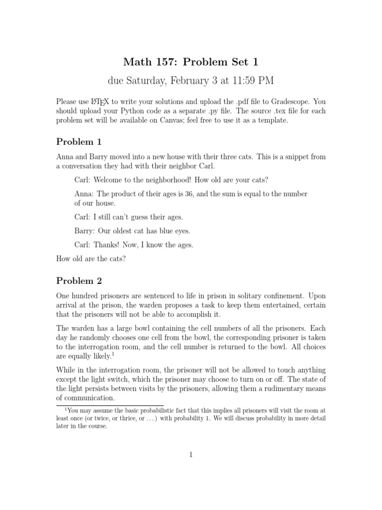 HW1 (2) | PDF | Applied Mathematics | Mathematics