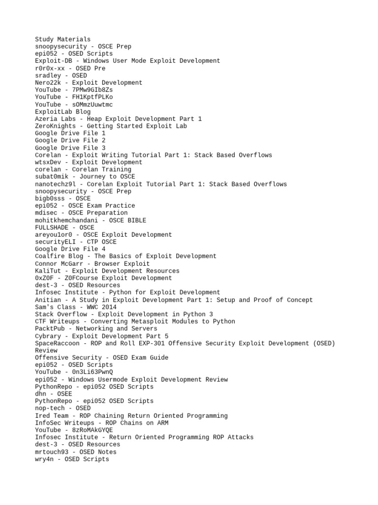 osce3 resources | PDF | Computer Science | Software Engineering