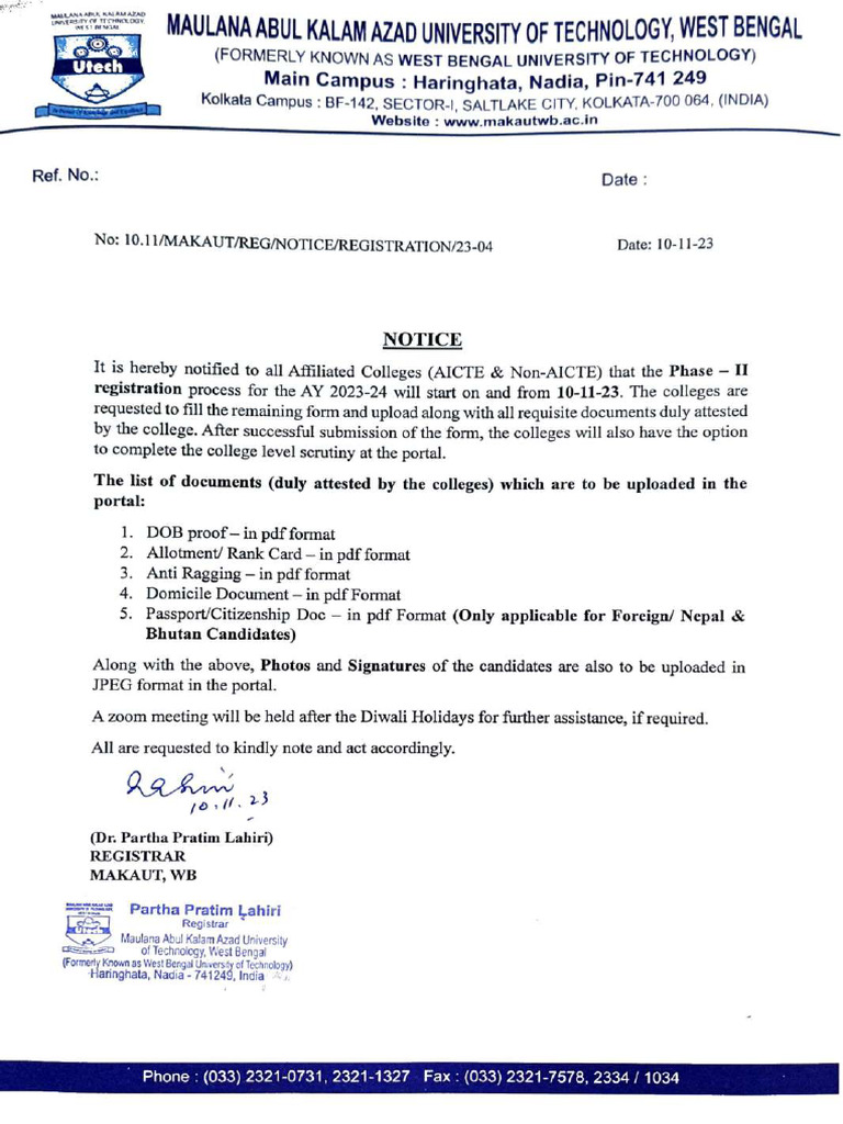 0-Registration N Phaseii23 | PDF