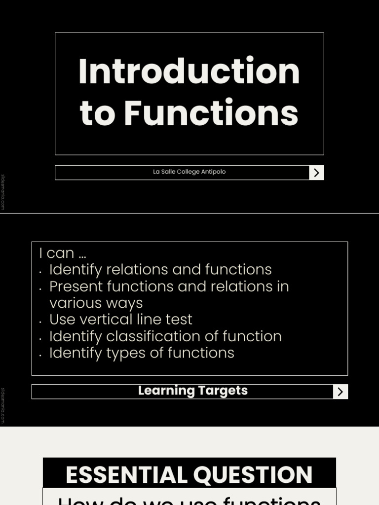 1.introduction To Functions 2425 | PDF | Function (Mathematics ...