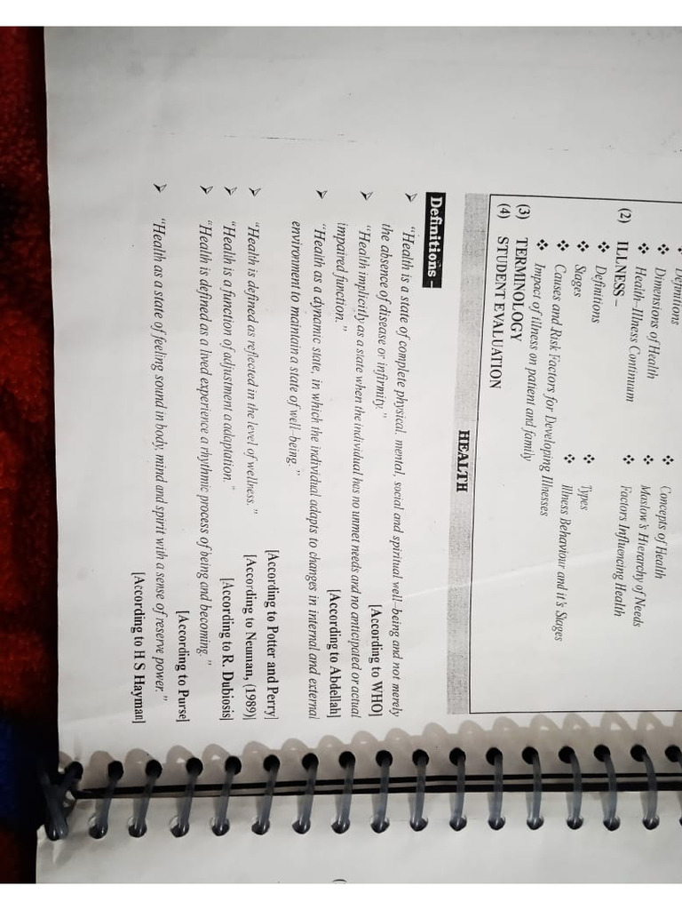 Chapter 1-Fundamentals of Nursing-By Archana Mam | PDF