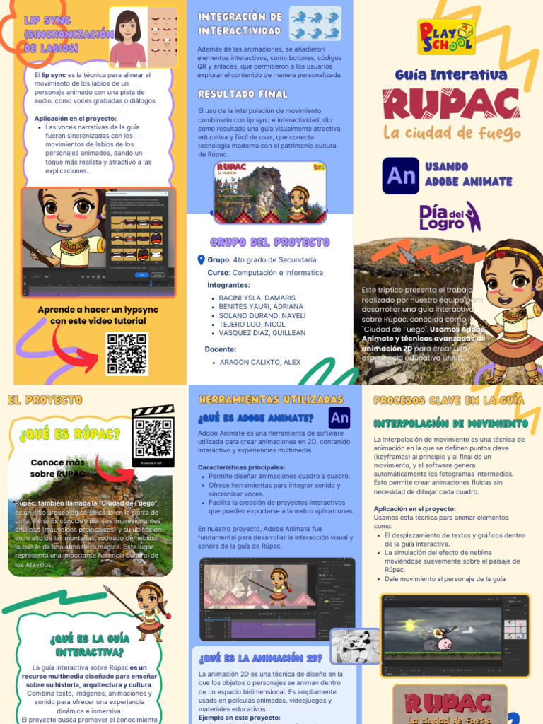 Proyecto - Guía Interactiva | PDF | Animación | Multimedia