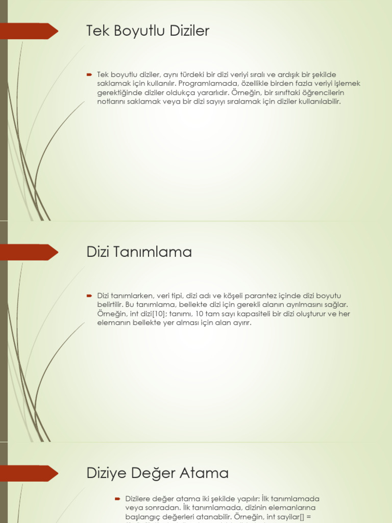 4 Diziler Pointerlar | PDF