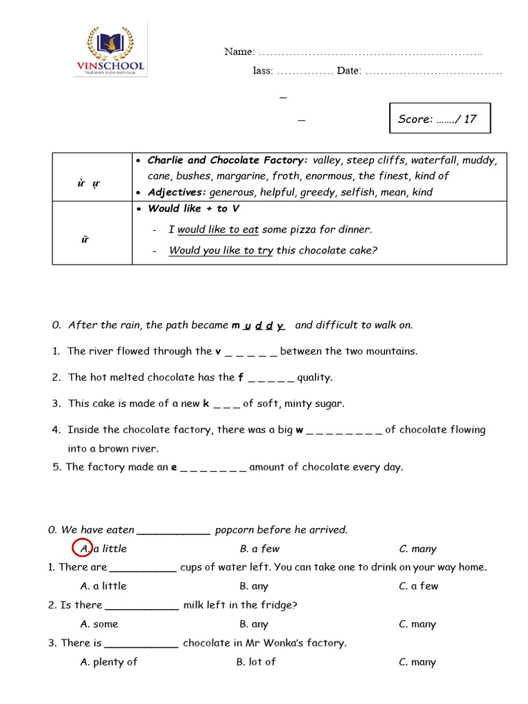 ESL Worksheet: Food Vocabulary & Grammar | PDF | Spanish Cuisine | Foods