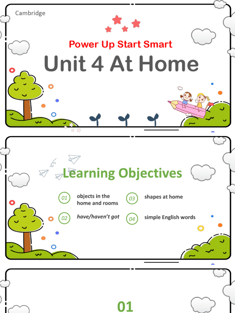 Unit 4: At Home Activities | PDF