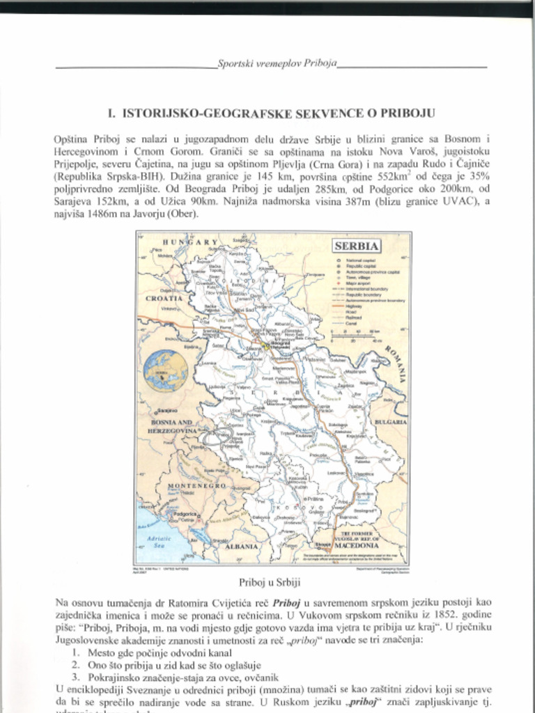 Priboj Istorijat | PDF