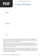 Filing GSTR-1 with TallyPrime Guide | PDF | Microsoft Excel | Comma ...