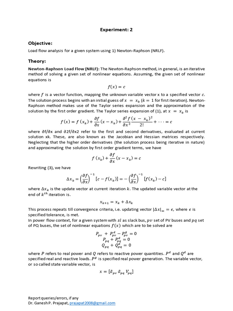 Experiment 2 | PDF | Applied Mathematics | Mathematics