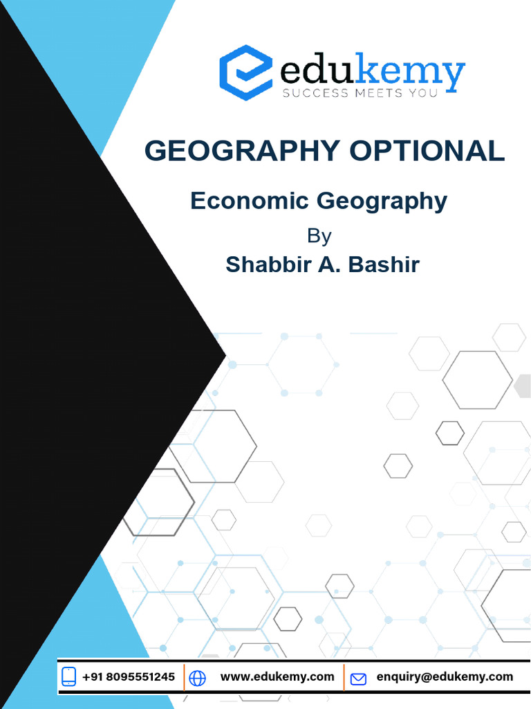 Geography Optional | PDF | Economics | Geography