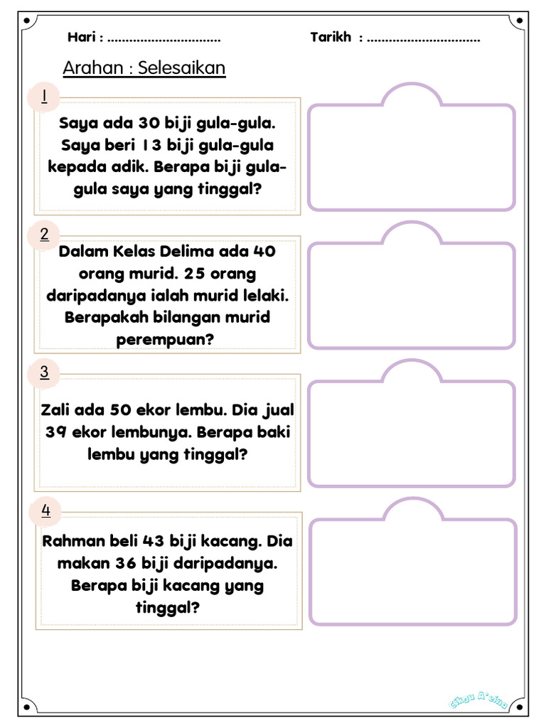 Problem Solving Kumpul Semula A5 | PDF