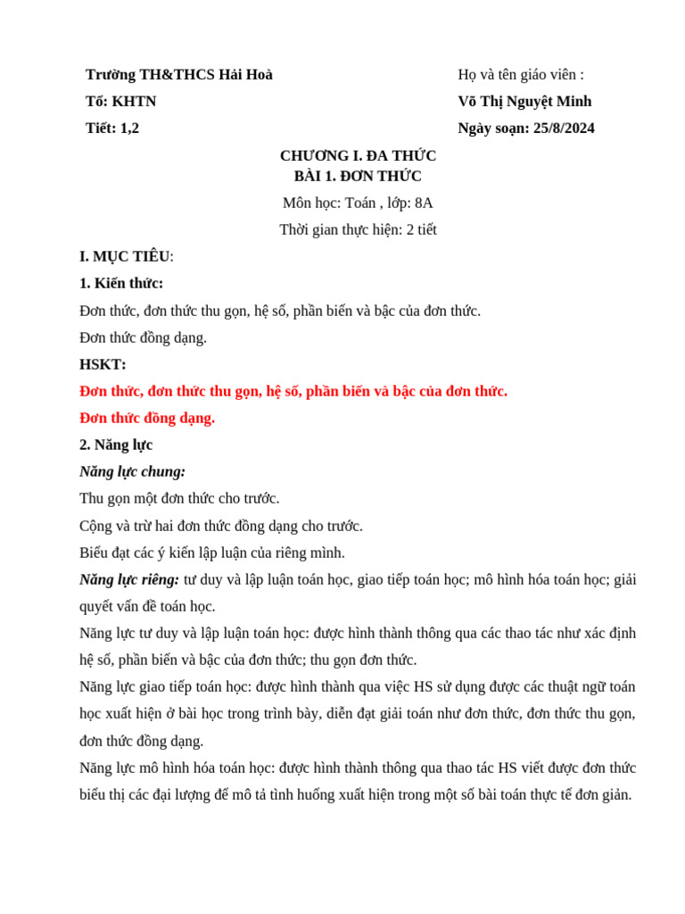 Tuan 1 (1,2,3,4) | PDF