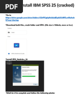 SPSS Download and Installation Guide | PDF | Spss | Computer File