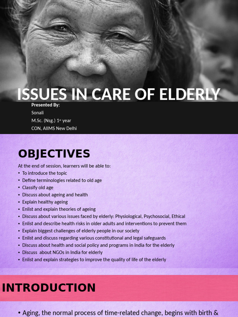 Issues in Elderly Care and Health | PDF | Ageing | Heart