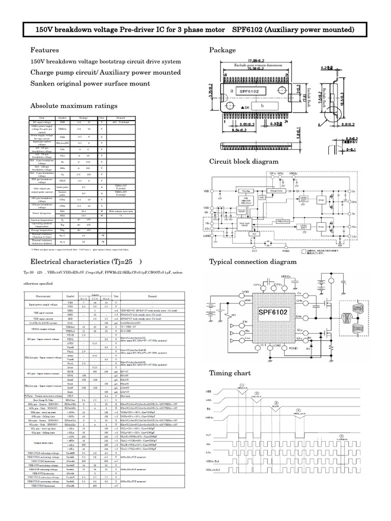 Spf6102 Ds En | PDF | Power (Physics) | Manufactured Goods
