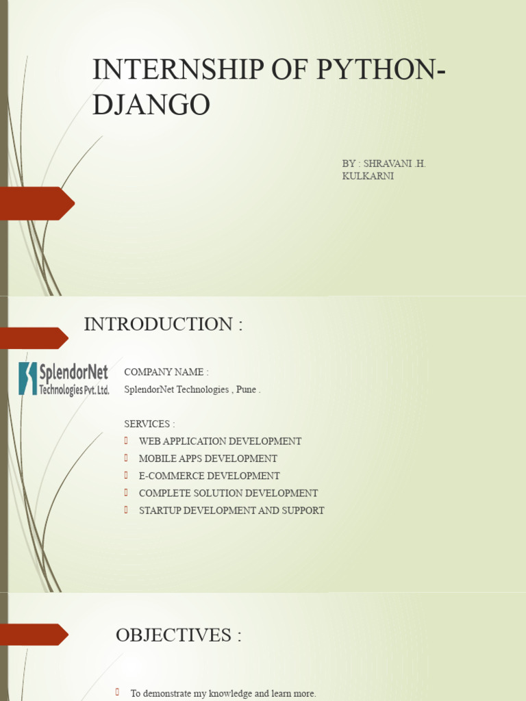 568428593-Internship-of-Python-django | PDF
