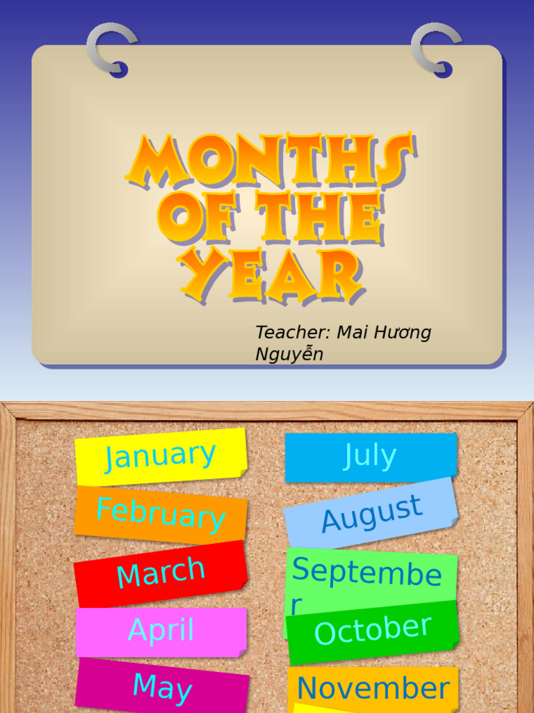 Months of a year | PDF