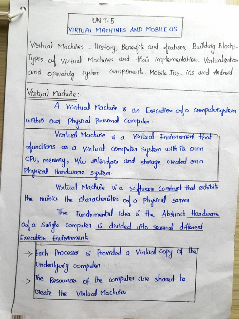 Os 5th Unit Notes Pdf Computer Hardware Computing 2653