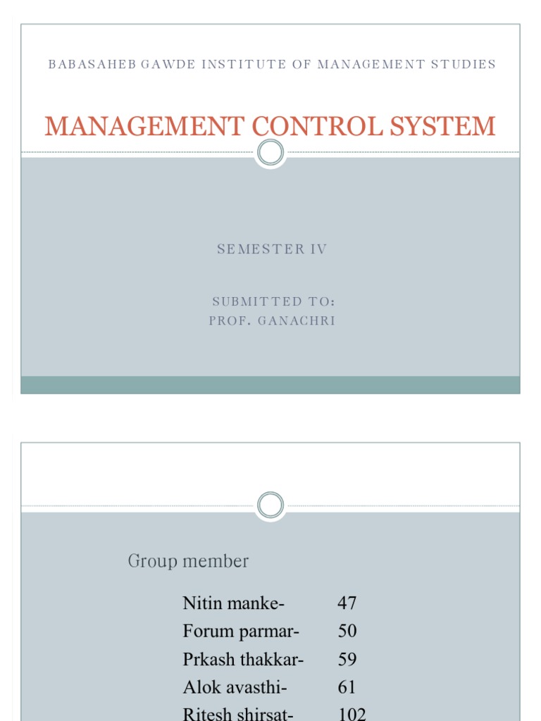 New Final MCS PPT - 1 | PDF | Profit (Accounting) | Nonprofit Organization