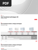 ABB ZX2 Gas-Insulated Switchgear Overview | PDF | Transformer | Power ...