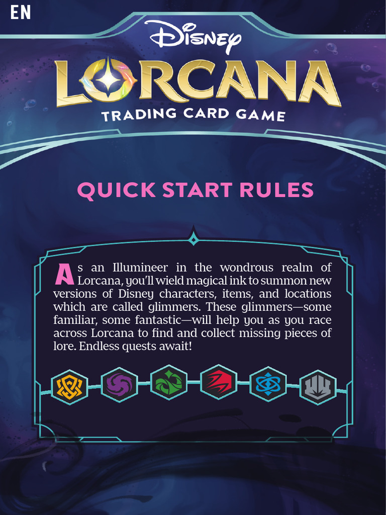 Ursulas-Return Quick Start Book en | PDF | Playing Cards | Ephemera